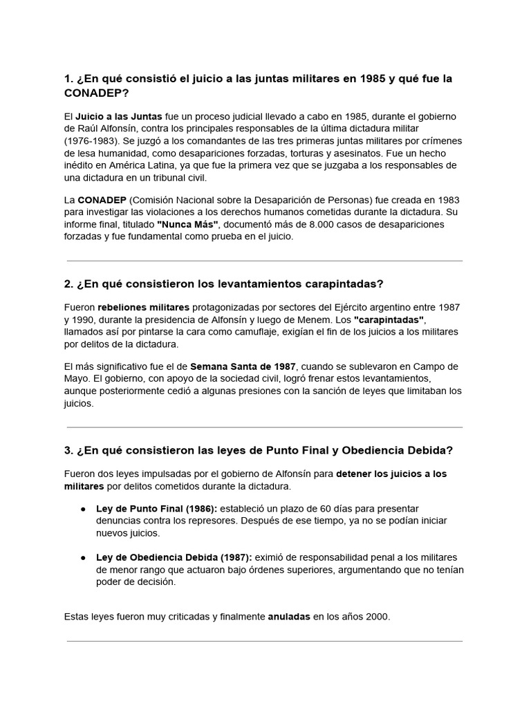 TP Historia argentina 1983-2001 | PDF | Economias | Argentina