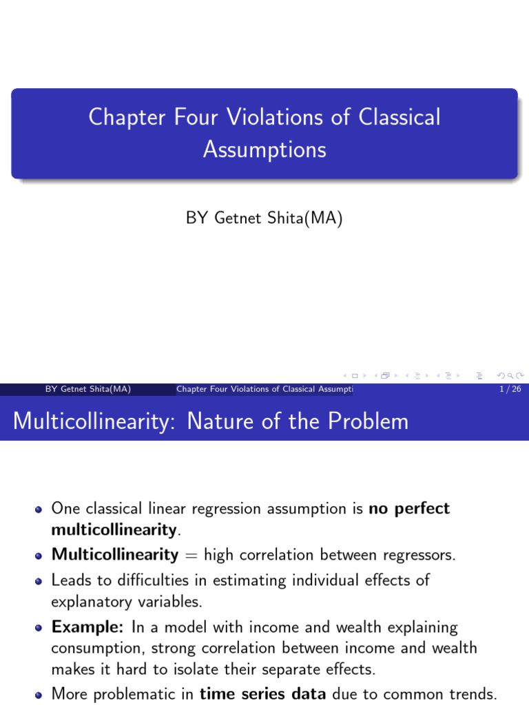 Multicollinearity and Heteroscedasticity Issues | PDF ...