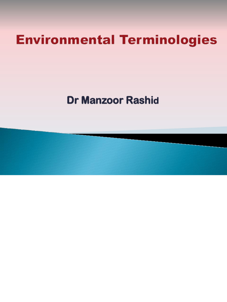 Lec-3 - Legal Term Related To Environment | PDF | Treaty | Ratification