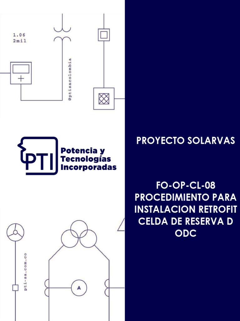 FO-OP-CL-08. Procedimiento Construcción RETROFIT ODC | PDF ...