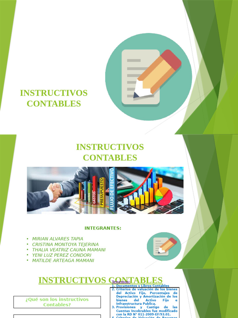 Instructivos Contables Gubernamental | PDF | Contabilidad | Depreciación