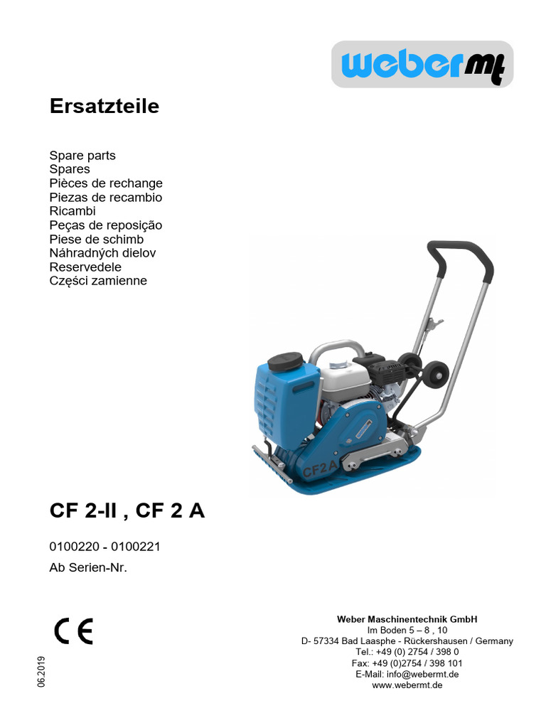 Manuel des pièces CF2 de Weber | PDF | Honda