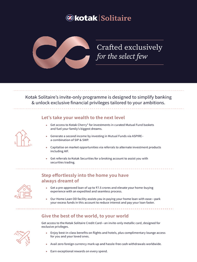 Kotak Solitaire - One Pager 1 | PDF