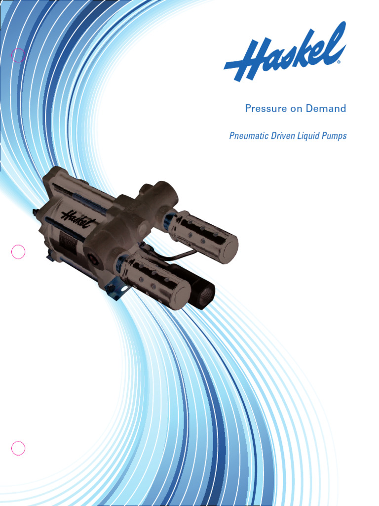Haskel Liquid Pumps Booklet Smaller | PDF | Valve | Pump