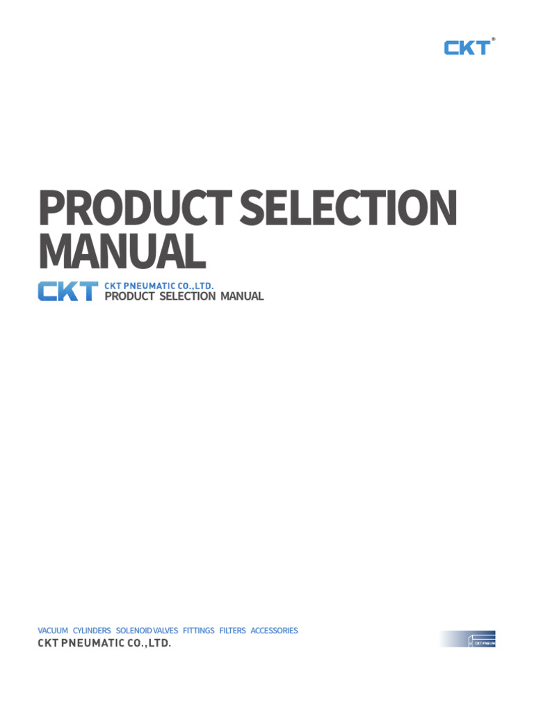 CKT Product Selection Manual 2024 | PDF