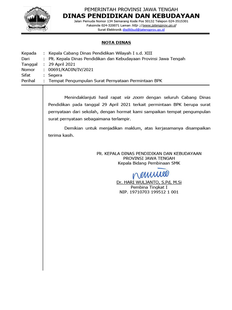 ND Tempat Pengumpulan | PDF