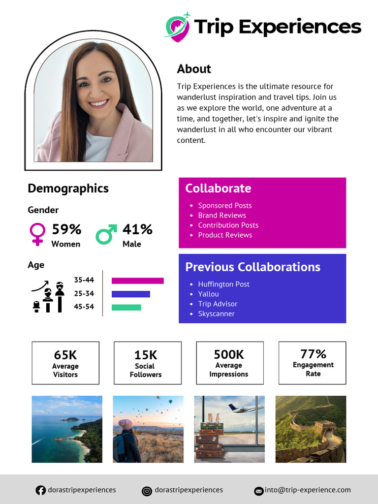 Trip Experiences Media Kit | PDF