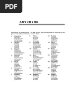 75 Contronyms (Words With Contradictory Meanings) | PDF