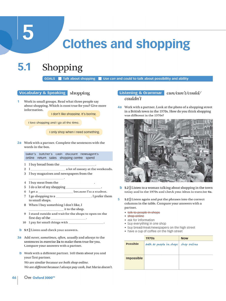 Unit 5 Clothes and Shopping | PDF