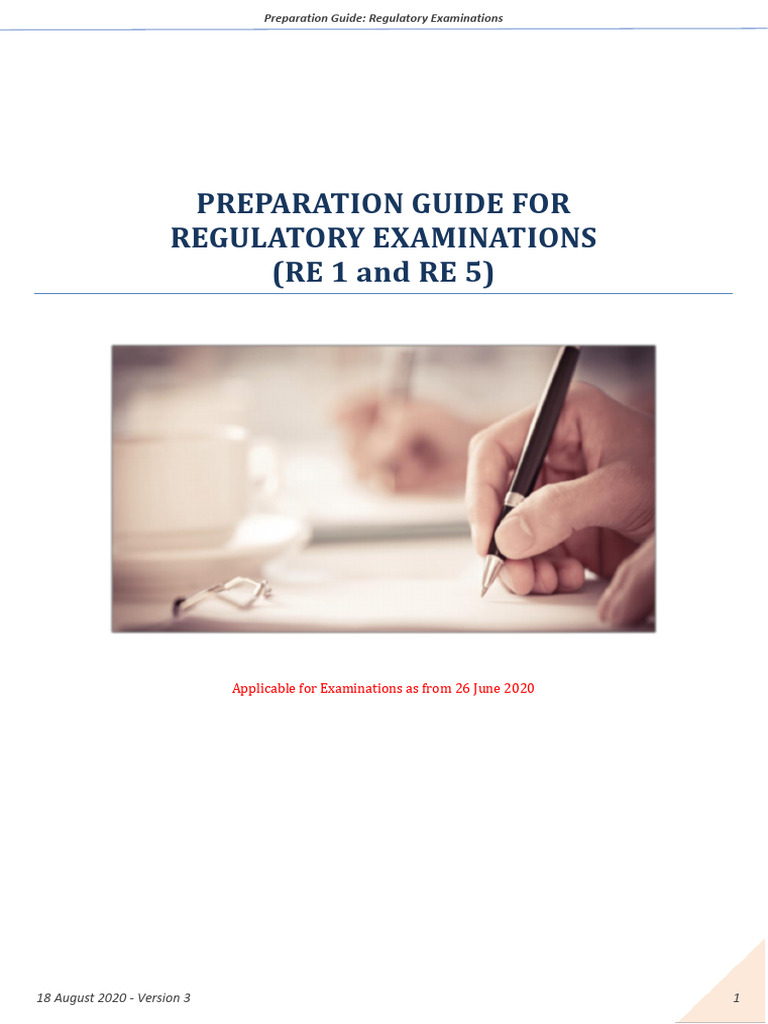 RE1 RE5 Prep Guide | PDF | Multiple Choice