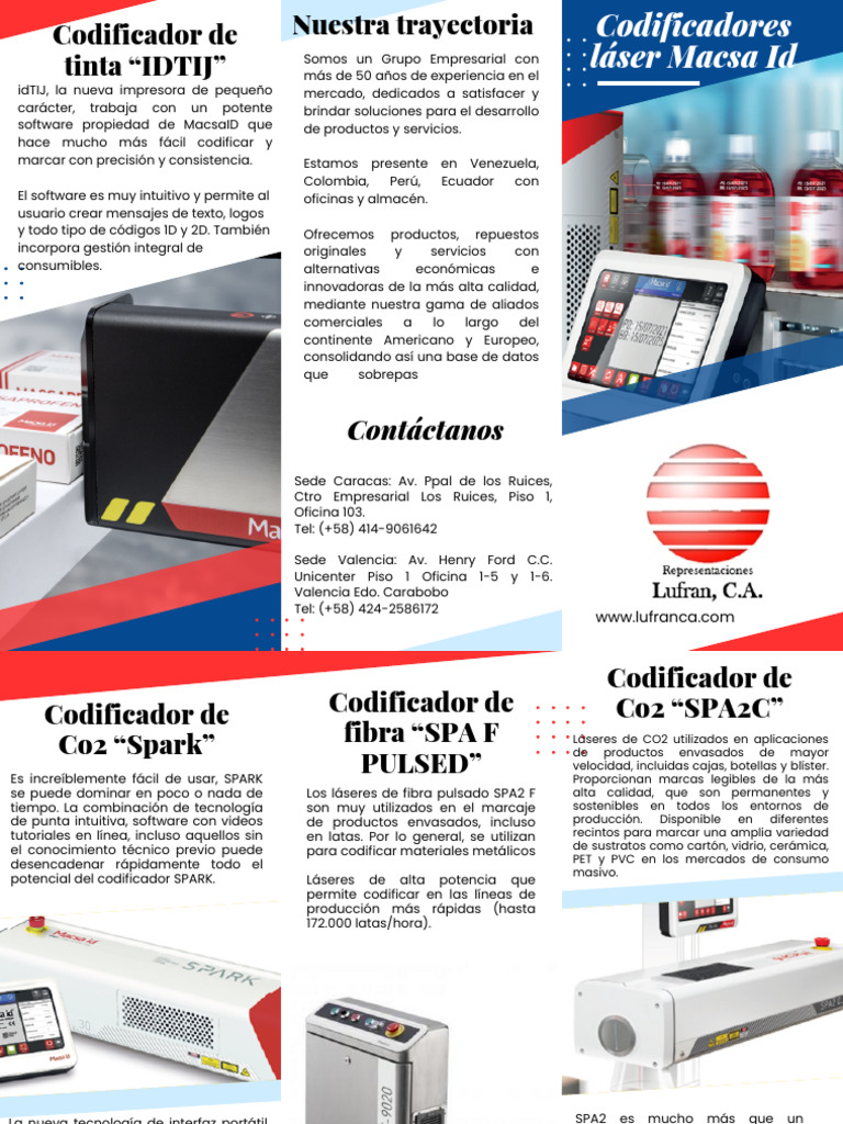 Codificadores láser y software en Celaya | PDF | Láser | Pantalla táctil