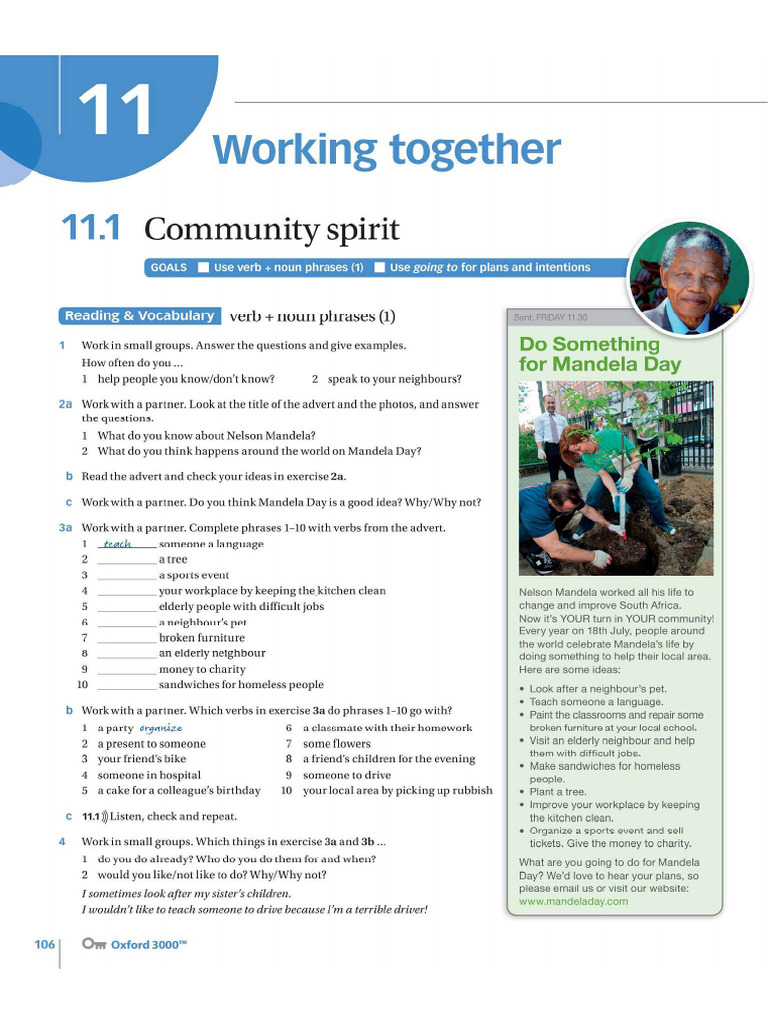 Unit 11 Working Together | PDF