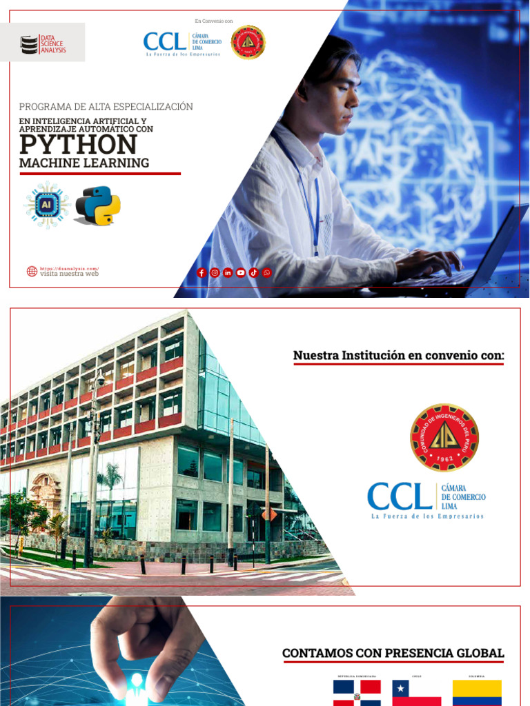 Temario Especialista en IA y Aprendizaje Aut. Python & Machine Learning | PDF | Aprendizaje ...