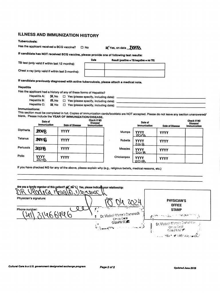 Physician's Health Evaluation 2 | PDF