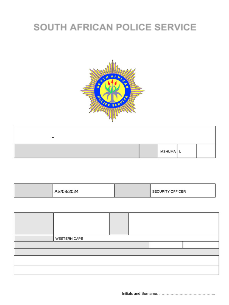Application Form 01-12-2023 | PDF | Criminal Record | Justice