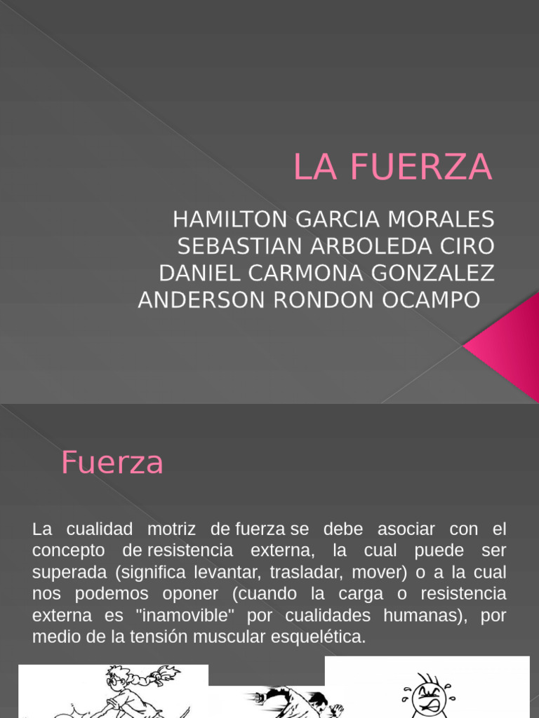 Tipos de Fuerza en el Deporte y Física | PDF | Fuerza | Músculo