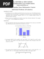 2025 COMPLETE Chapter Sprint - FINAL | PDF | Area | Mathematical Concepts