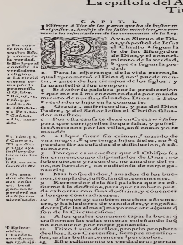Tito Capitulo 1 Biblia Del Oso | PDF | Creencia religiosa y doctrina ...