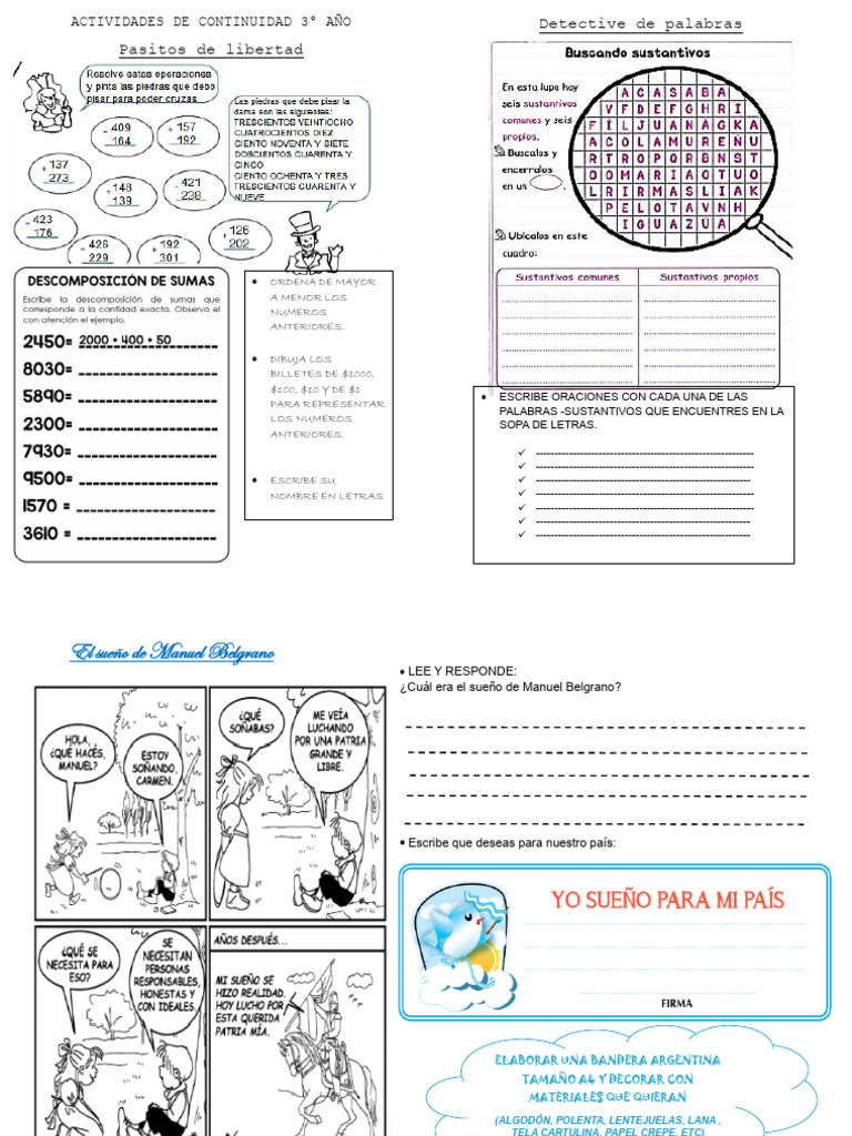 Actividades 3° - Continuidad | PDF
