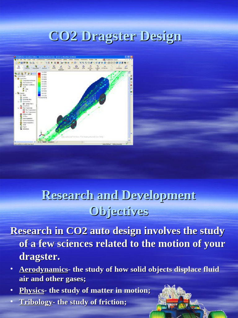 CO2 Dragster Design | PDF | Lift (Force) | Drag (Physics)