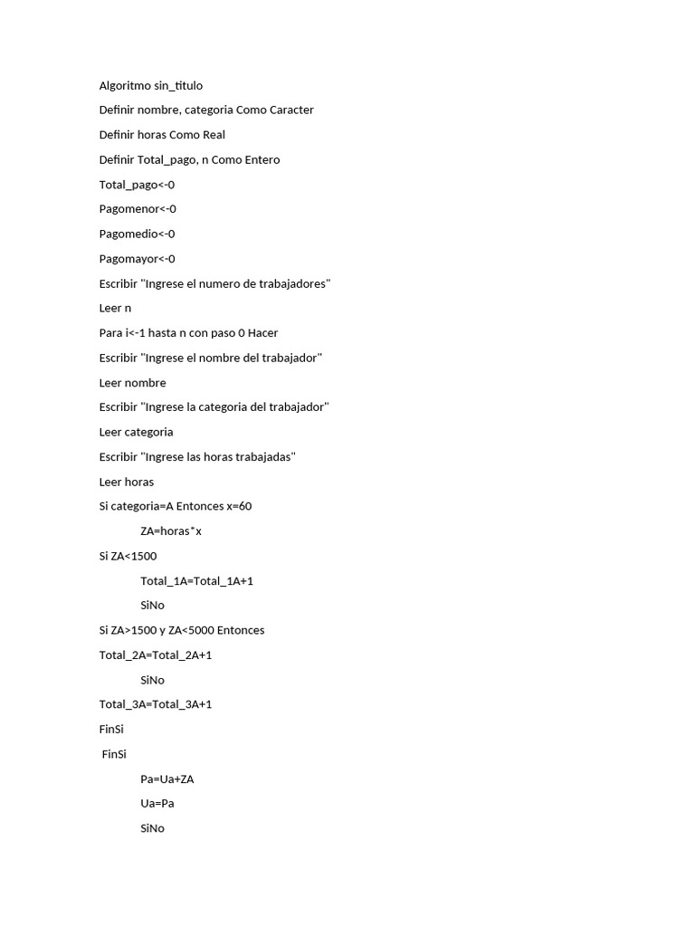 Algoritmo 1 | PDF | Algoritmos | Algoritmos y Estructuras de Datos