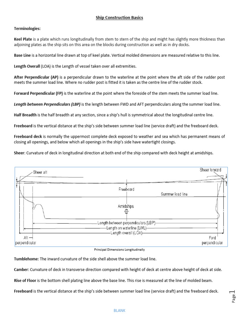 Flat Plate Keel and Molded Depth Insights | PDF | Beam (Structure ...