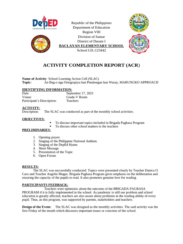 1st SLAC Session | PDF | Human Communication | Learning