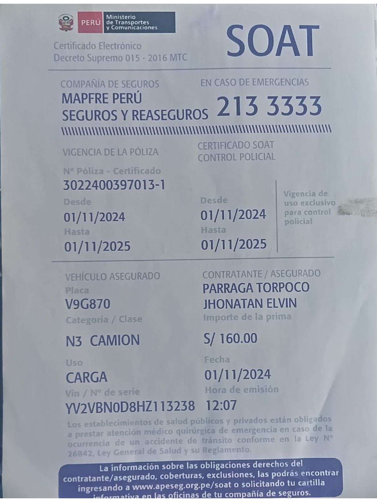 2. SOAT_W6Z-831 | PDF