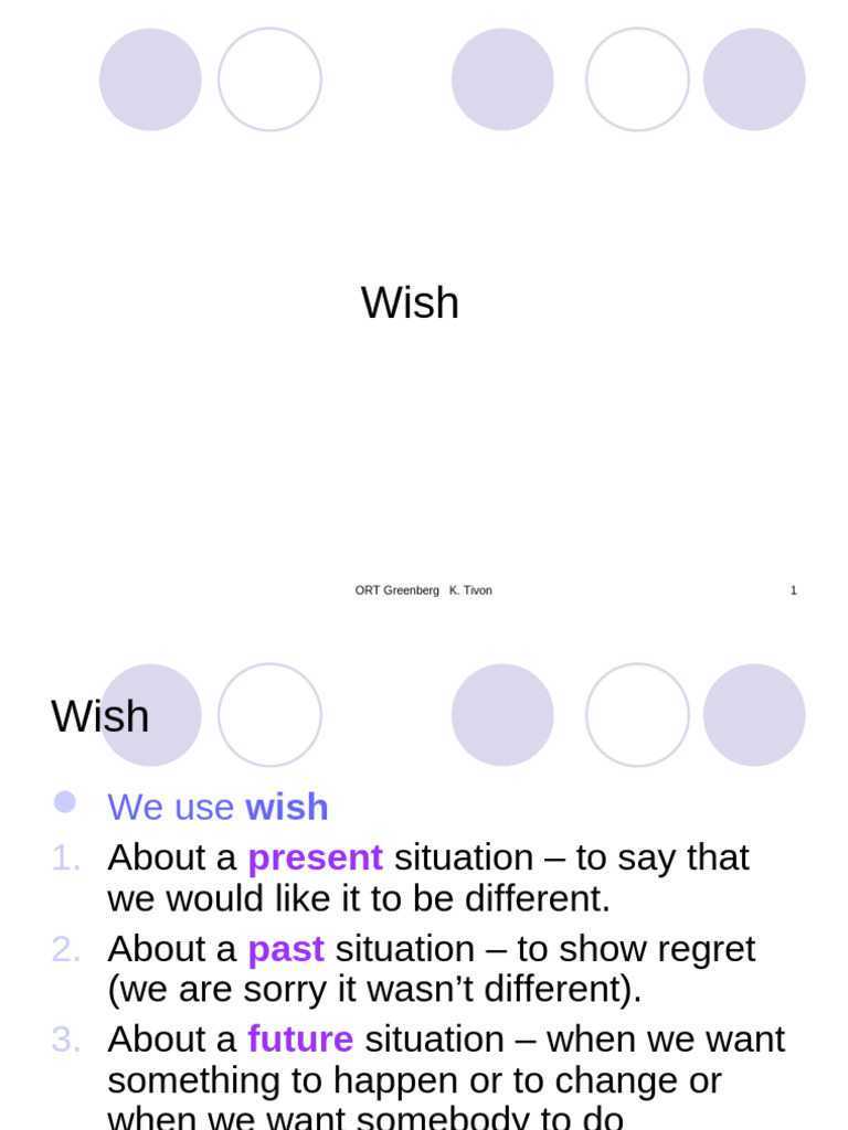 Wish | PDF