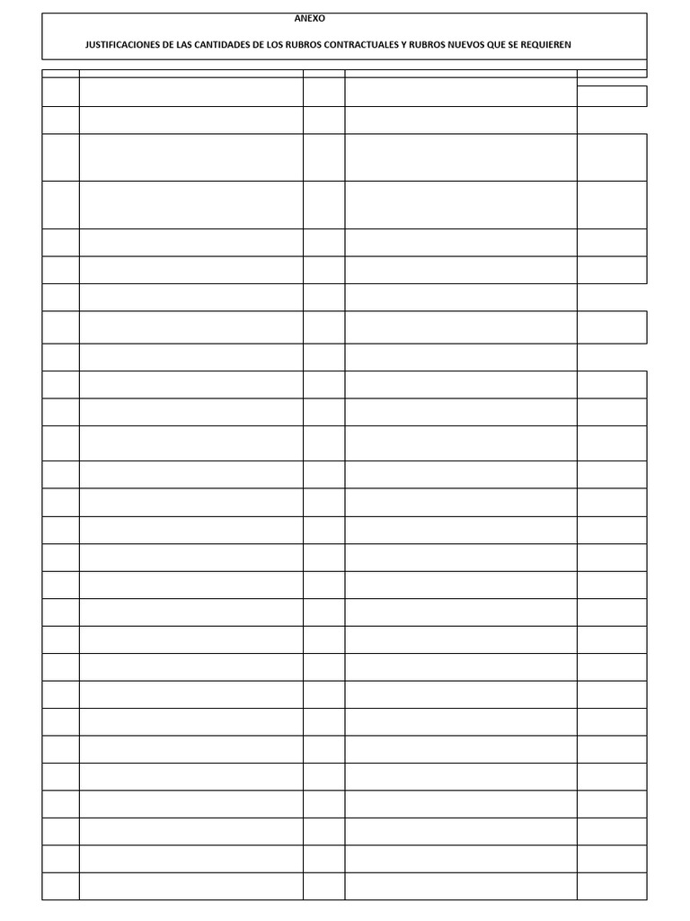 Justificativo de Incrementos y Decrementos | PDF | Materiales de ...