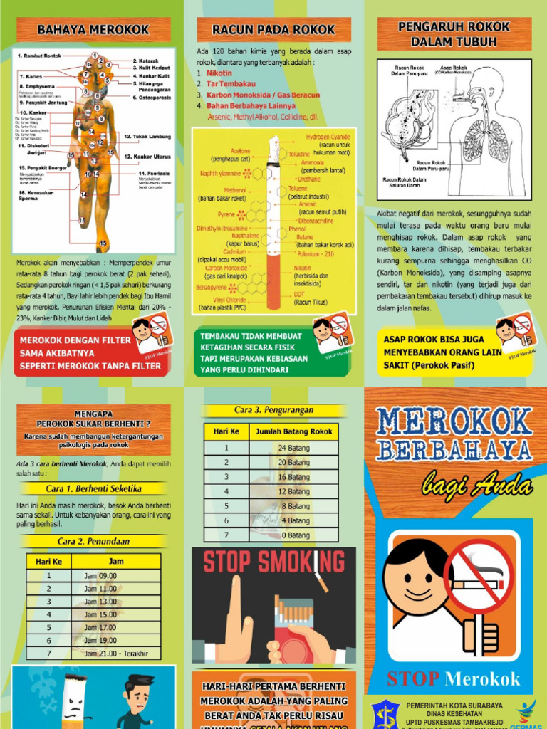Irma Leaflet Bahaya Merokok | PDF
