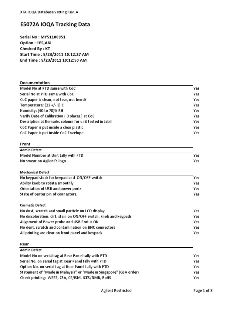 Ioqa E5072a | PDF | Electrical Connector | Electronic Engineering