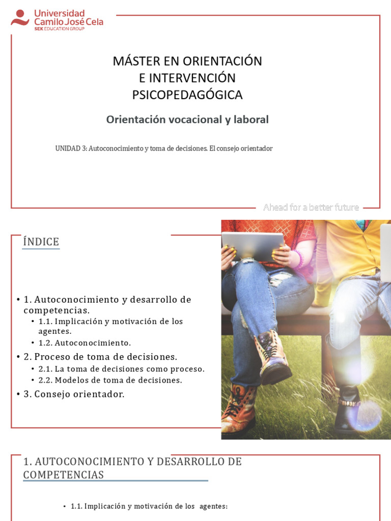 Presentacion Tema 3 Autoconocimiento y Toma de Decisiones | PDF | Toma de decisiones | Las emociones