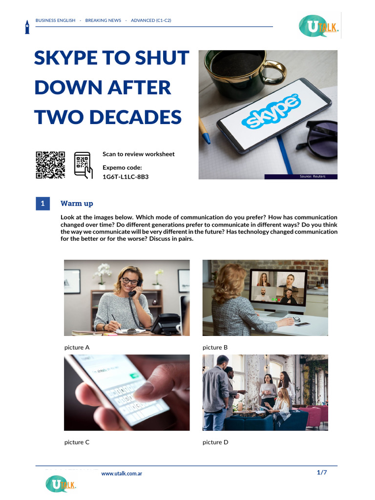 Skype's Shutdown: Impact on Communication | PDF | E Bay