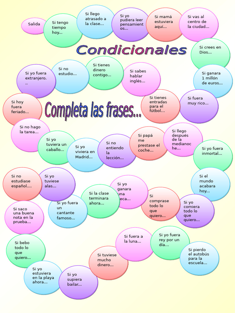 Frases hipotéticas en español | PDF