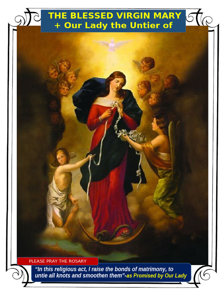 Holy-Image-of-OUR-lady The Undoer of Knots - 5 | PDF