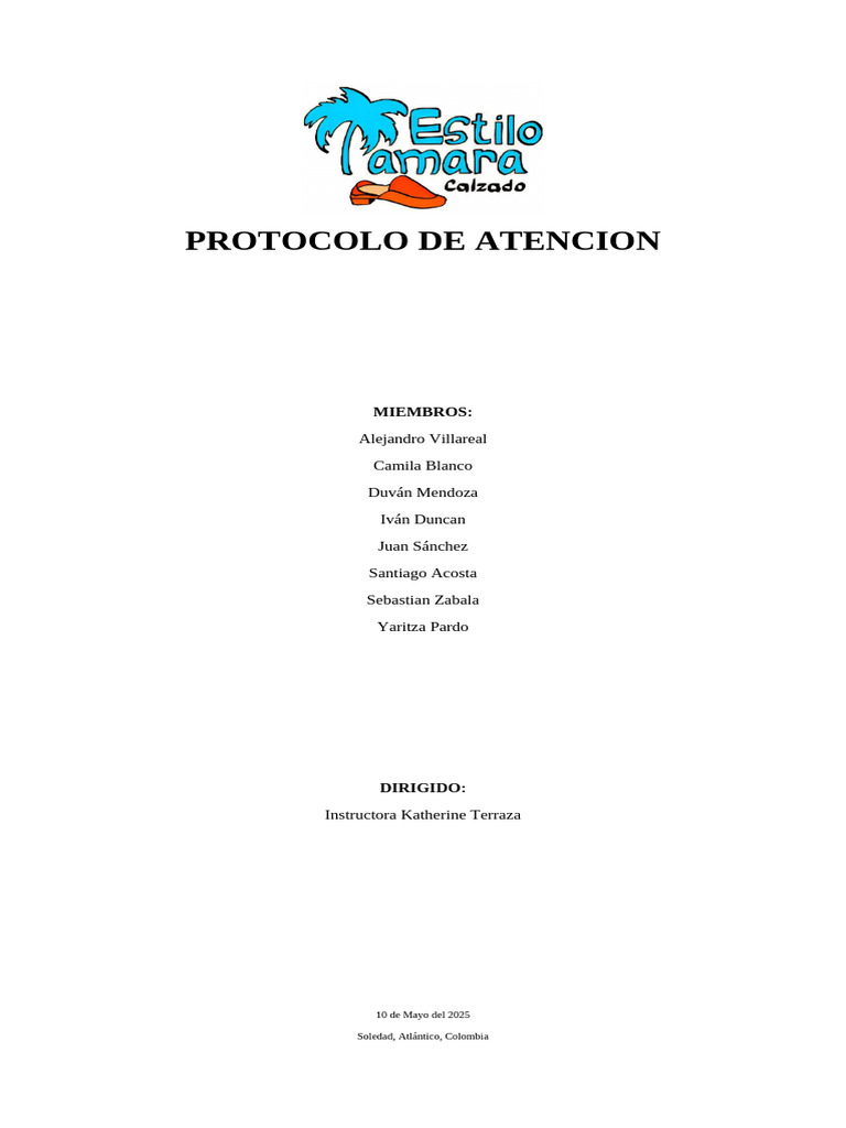 Protocolo de Atencion Corregido | PDF