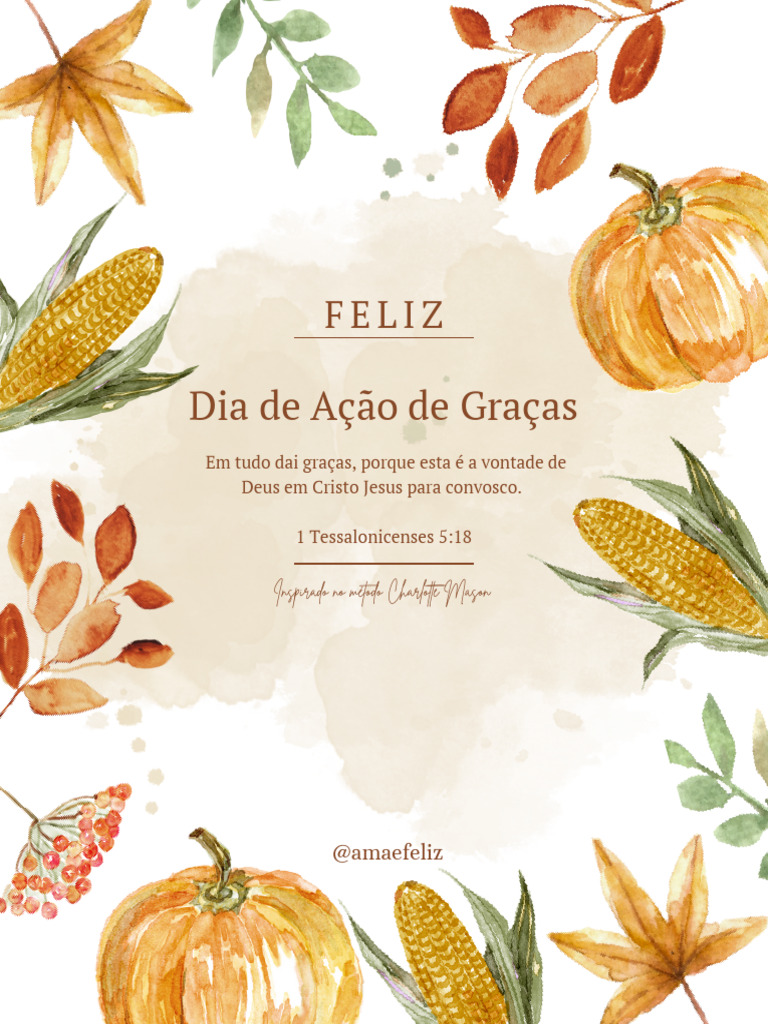 Celebração do Dia de Ação de Graças | PDF | Dia de Ação de Graças