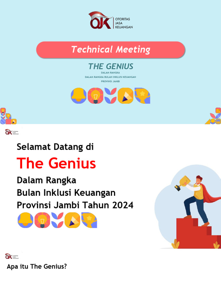 Bahan Technical Meeting the Genius_UNTUK PESERTA | PDF
