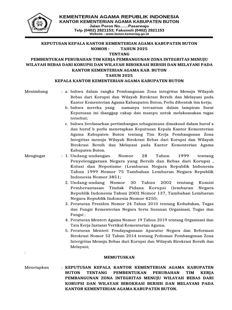 SK Tim Zi Buton 2025 | PDF