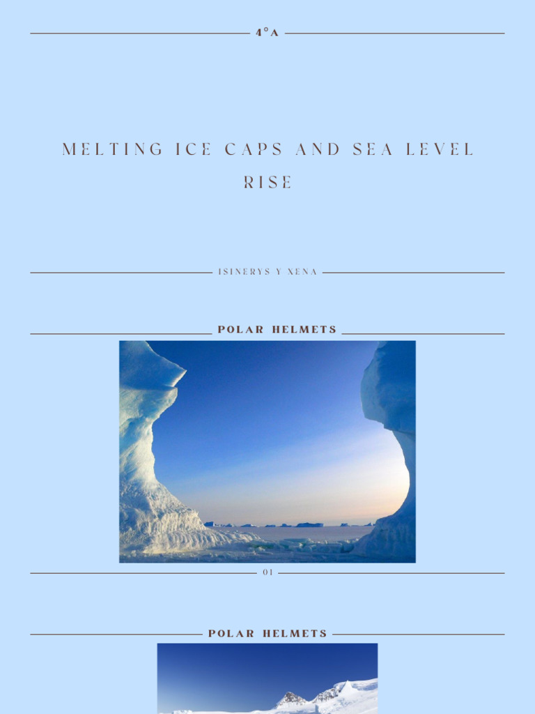 Melting Ice Caps and Sea Level Rise | PDF