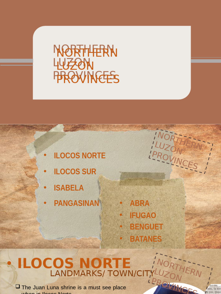 Northern Luzon Provinces Overview | PDF | Philippines