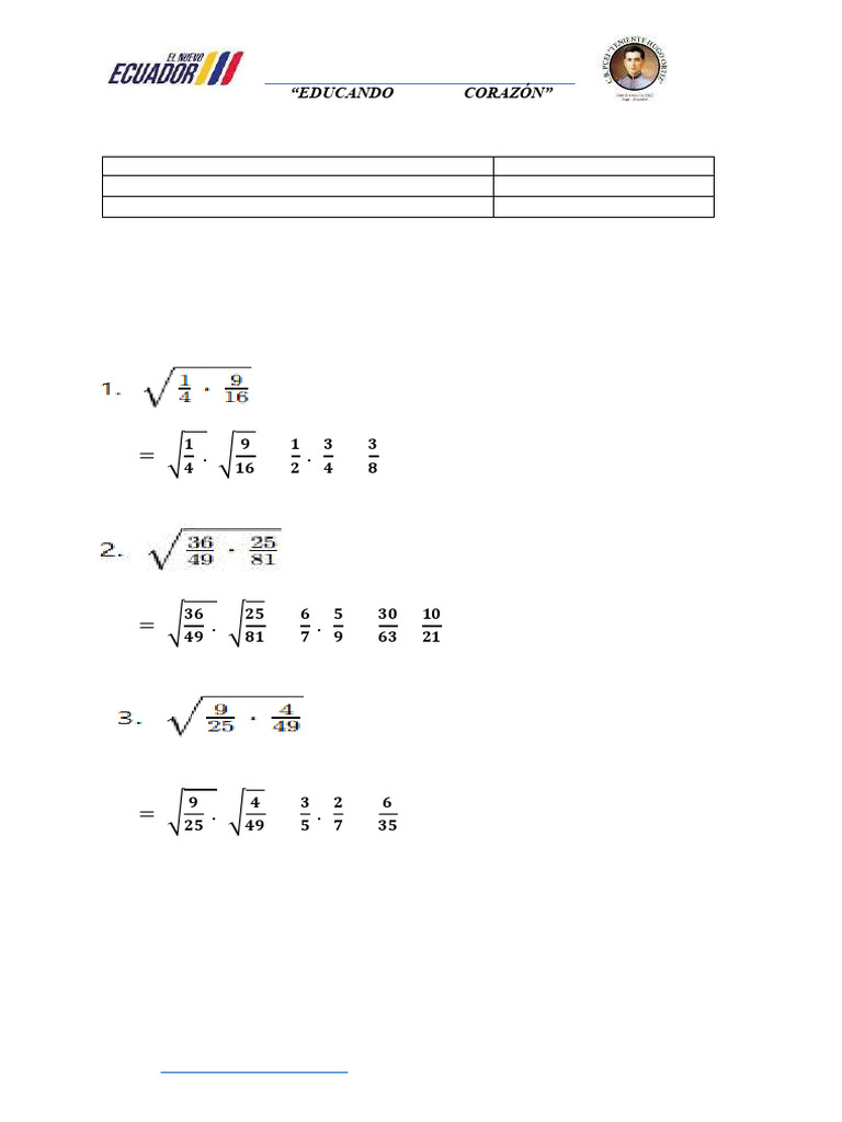Actividad de aprendizaje-Tarea-MATE-8vo-EGB-U4-S2. | PDF | Cognición ...