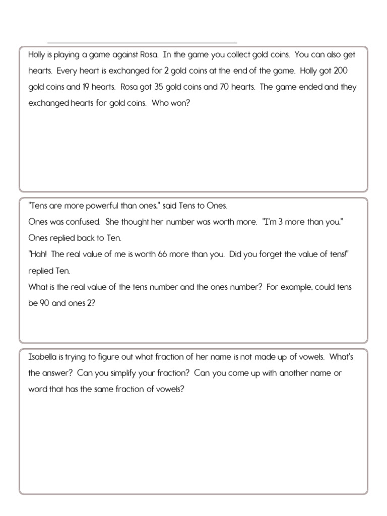 MathWorksheetsGrade3 9 1 Copy | PDF