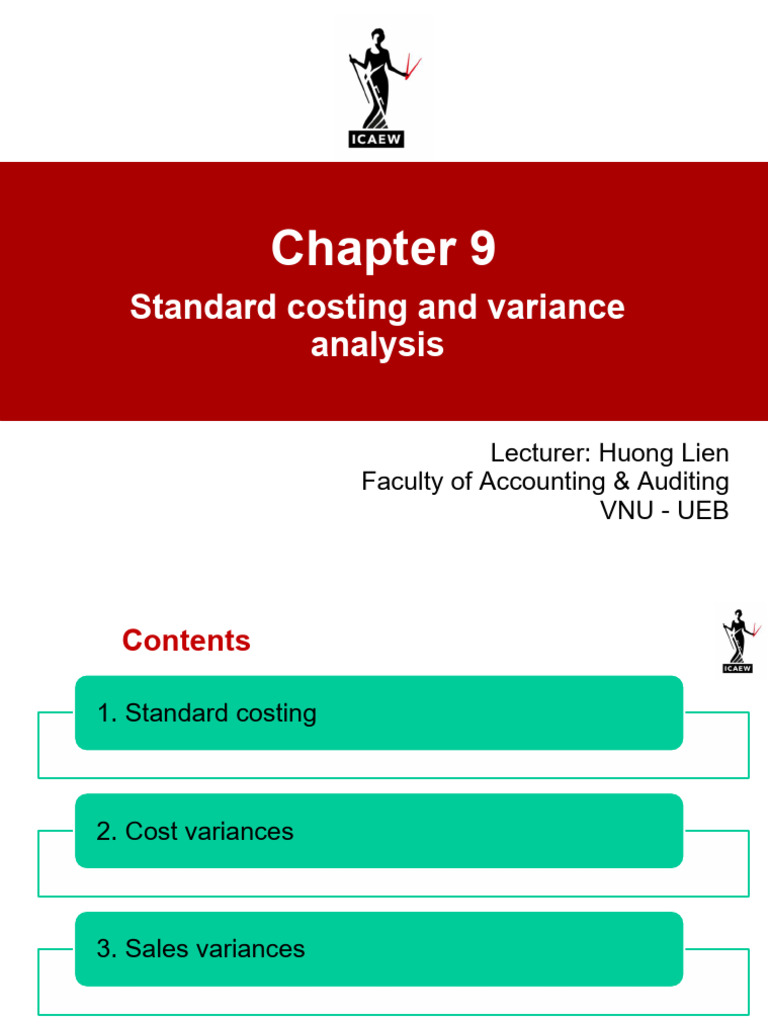 Chap09_Standard costing and variance analysis | PDF | Variance | Prices