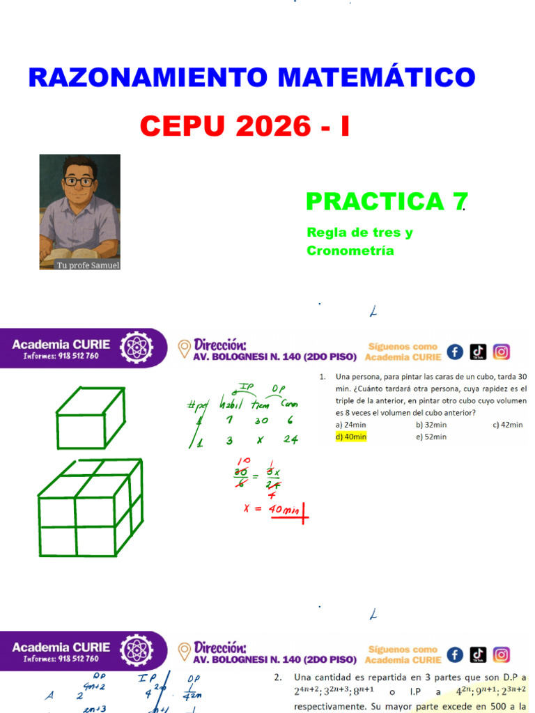 RM 7 - Cepu 2026 I | PDF