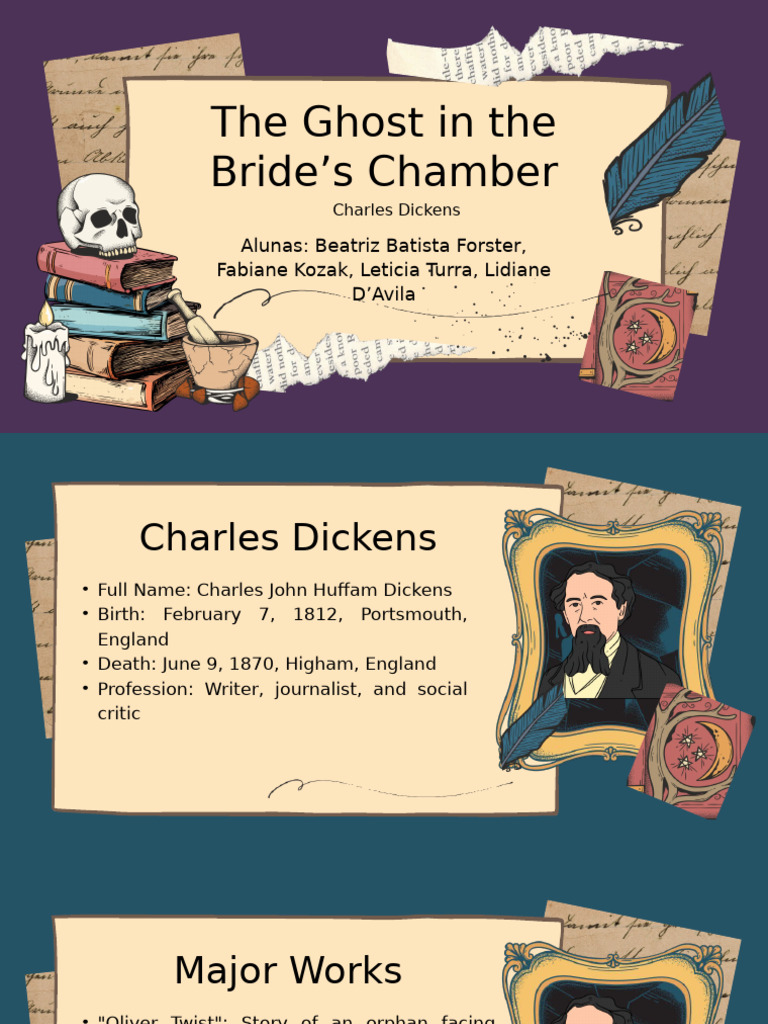 Creative Writing Gothic Literature Education Presentation in Yellow ...