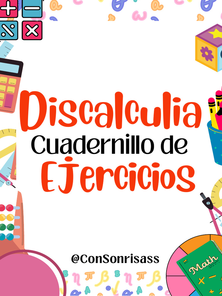 Cuadernillo #1 Discalculia Ejercicios. | PDF