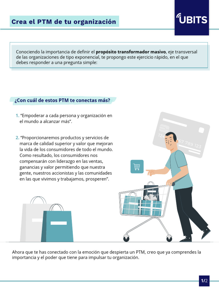 PC560-1 M2 Crea El PTM de Tu Organizacion Correcciones M | PDF