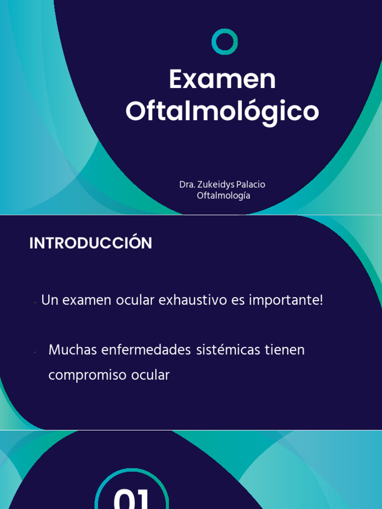 Examen Oftalmológico Completo PDF | PDF | Ojo humano | Oftalmología